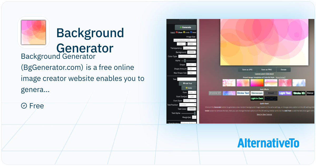 Background Generator: Free background maker web tool Creates large ...