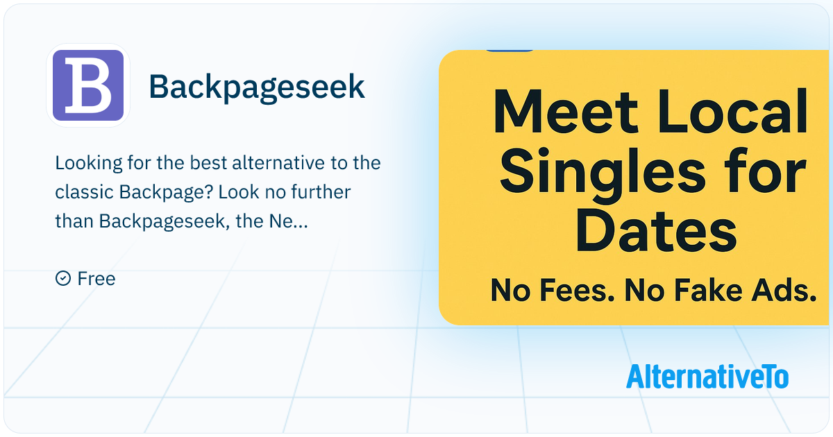 Backpageseek: The leading new Backpage alternative, offering free ...