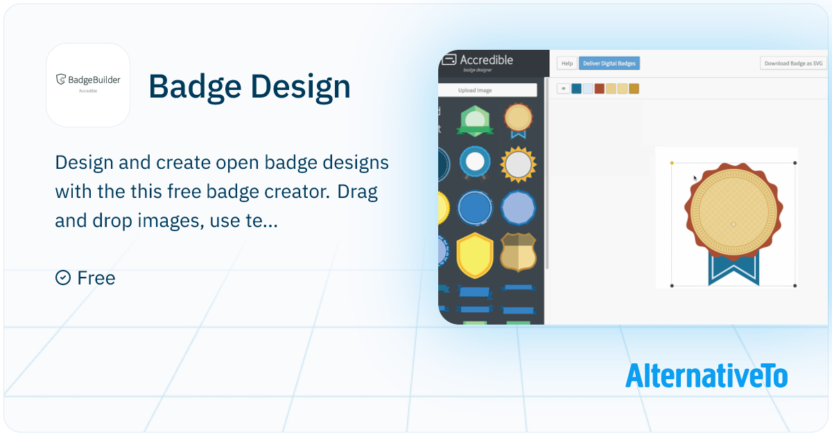 Badge Design: Free, open badge creator | AlternativeTo