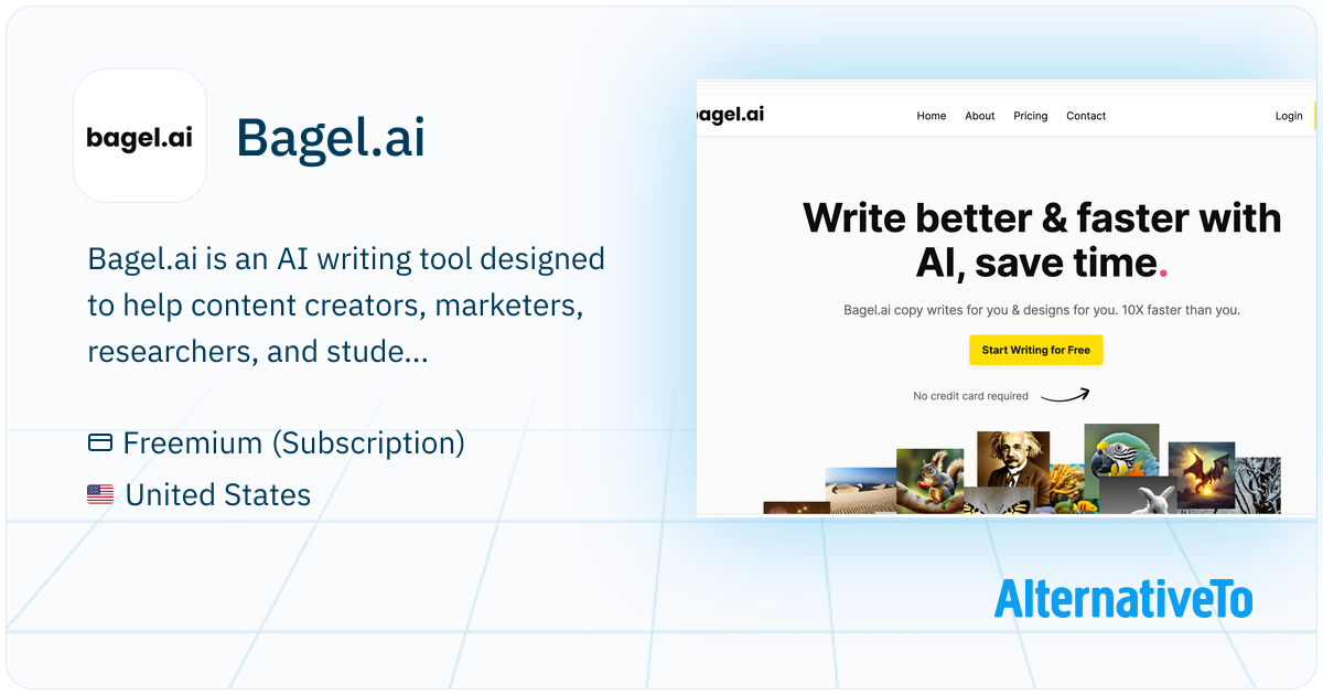 Bagel.ai: AI writing tool designed for content creators, marketers ...