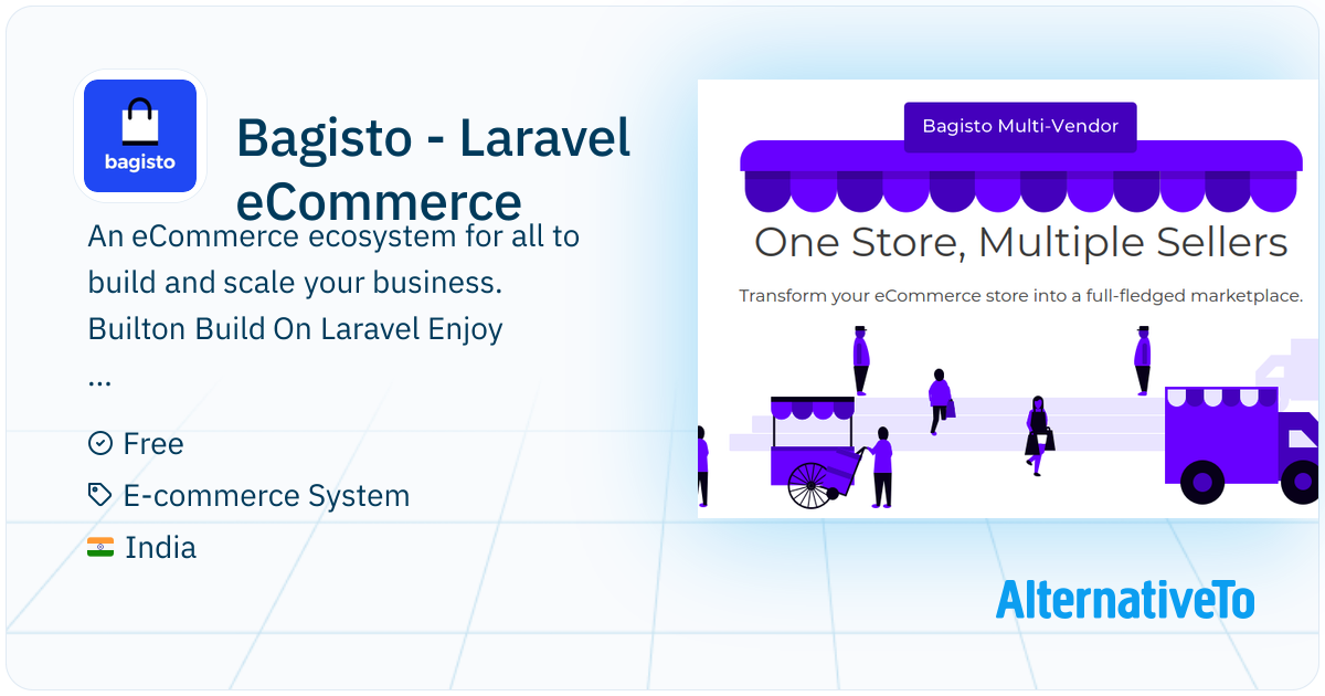 Bagisto - Laravel eCommerce: Bagisto is an opensource laravel ecommerce ...
