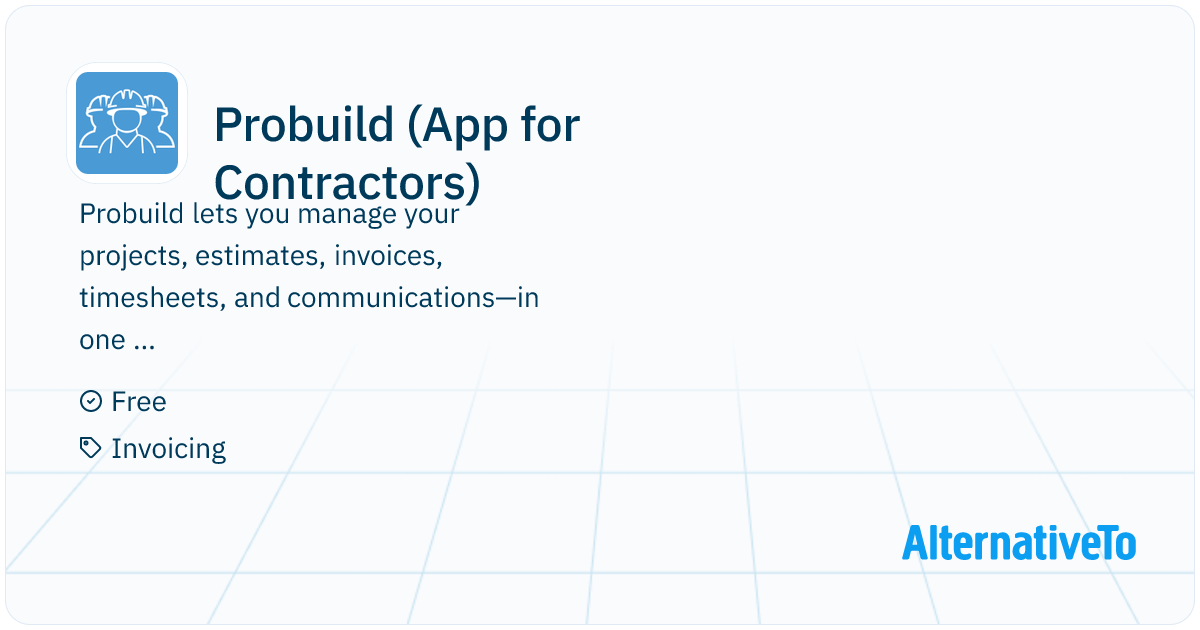 Probuild (App for Contractors) : Probuild has all the features you need ...