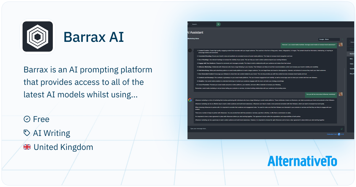 Barrax AI: The Ultimate AI Toolkit. Create the best content with the ...