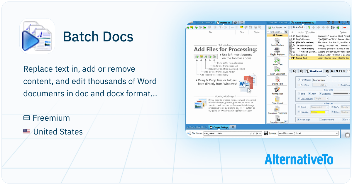 Batch Docs: Replace, insert new content, remove existing text, change ...