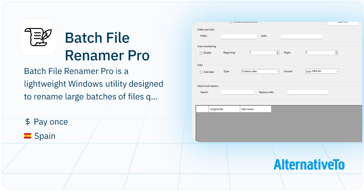 Batch File Renamer Pro: A simple and fast tool to rename multiple files ...
