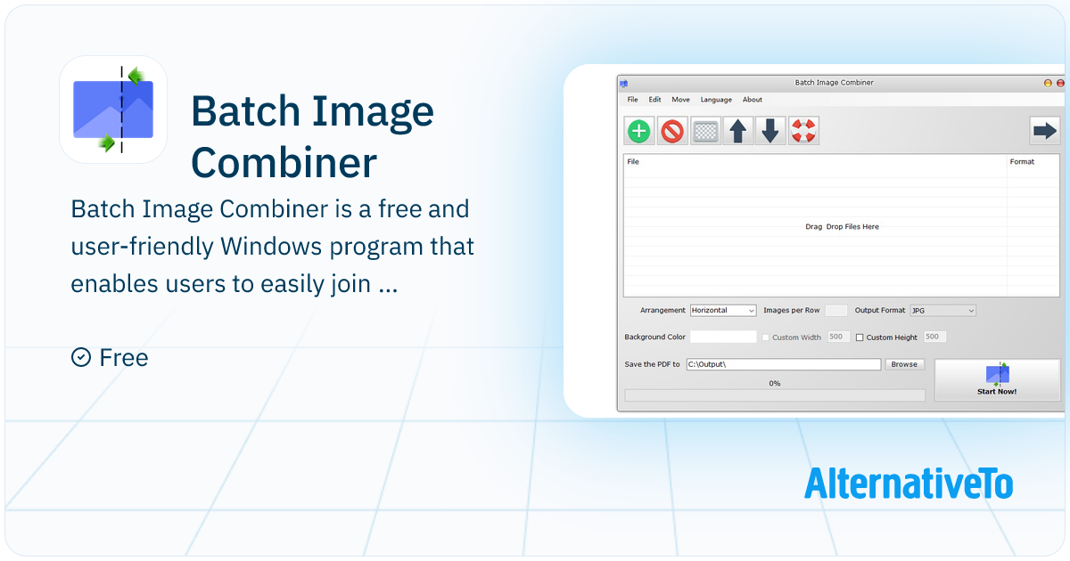 Batch Image Combiner: Stitch, Collage and Join Multiple Images into One ...