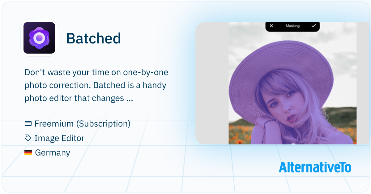 Batched: Your multi-photo editor with all the tools you need: AI ...