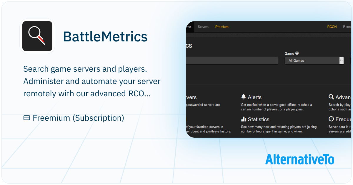 BattleMetrics: Game Server monitor and tracker | AlternativeTo