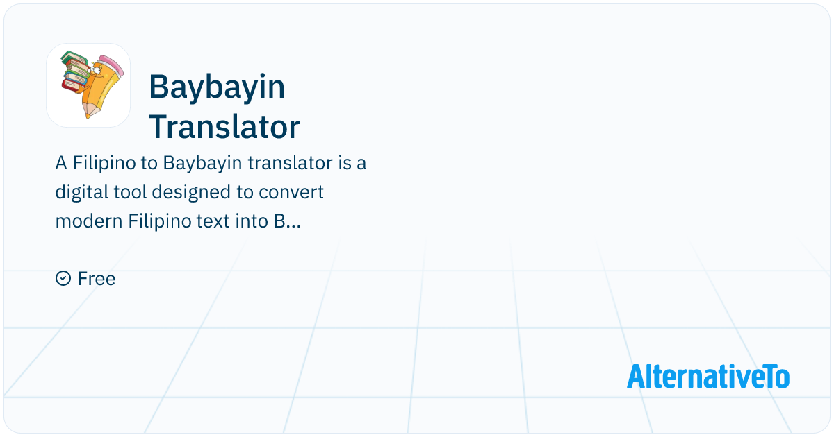 Baybayin Translator: A Filipino to Baybayin translator is a digital ...