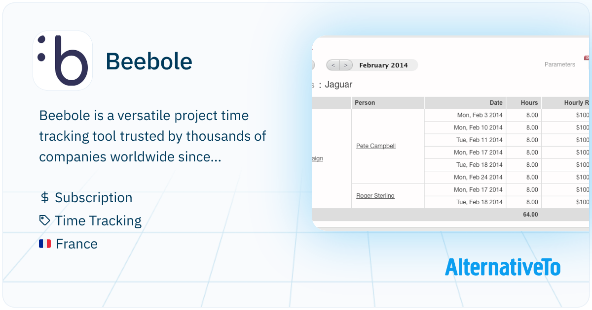 Beebole: Versatile, adaptable project time tracking tool that is simple ...