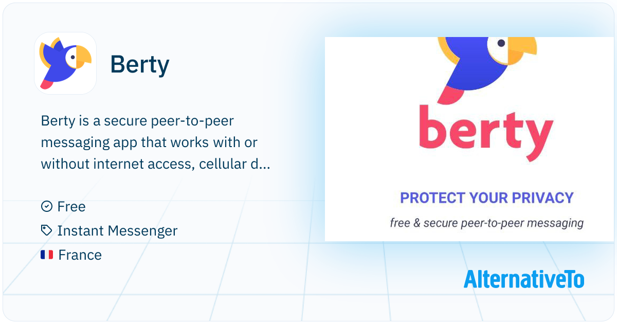 Berty: The privacy-first messaging app that works with or without ...