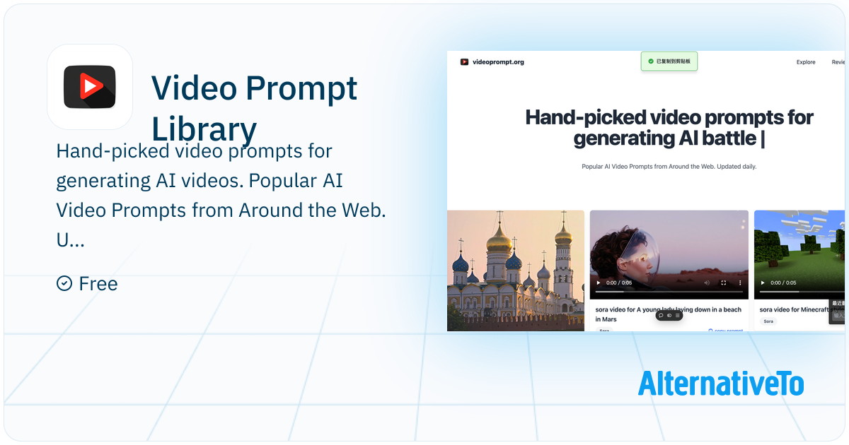 Video Prompt Library: We collect and curate the most popular prompts ...