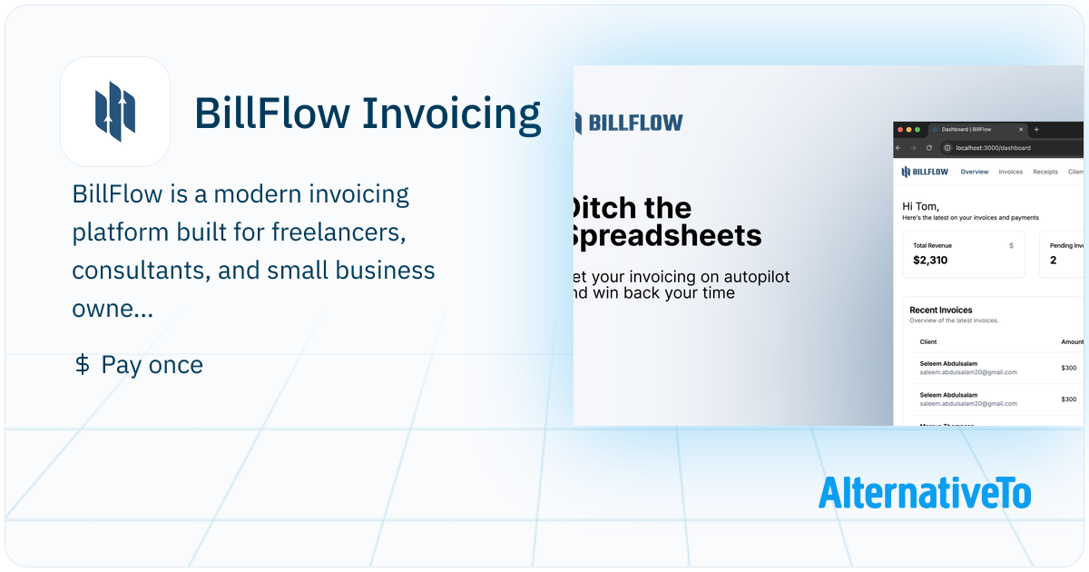 BillFlow Invoicing: The modern invoicing platform for freelancers and ...