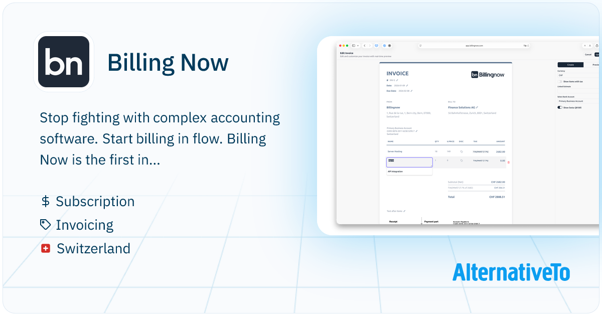 Billing Now: Create beautiful and professional estimates and invoices ...