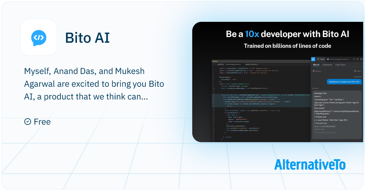 Bito AI: Bito’s AI Assistant from your IDE or Chrome makes it easy to ...