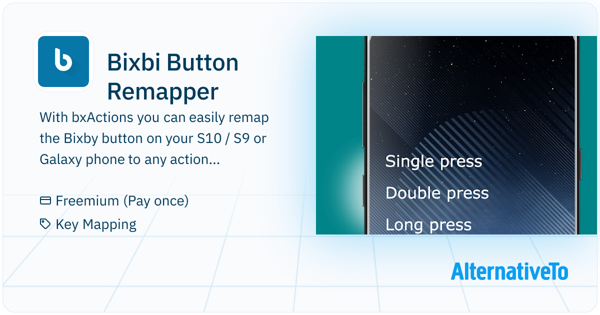 Bixbi Button Remapper: With bxActions you can easily remap the Bixby ...