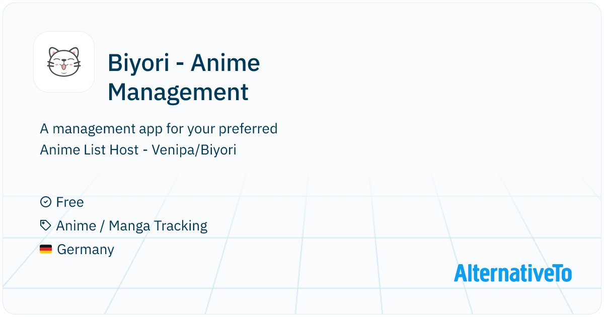 Biyori - Anime Management: Biyori - A management app for your preferred ...