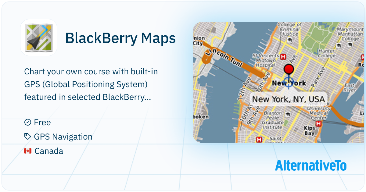 BlackBerry Maps: Chart your own course with built-in GPS (Global ...