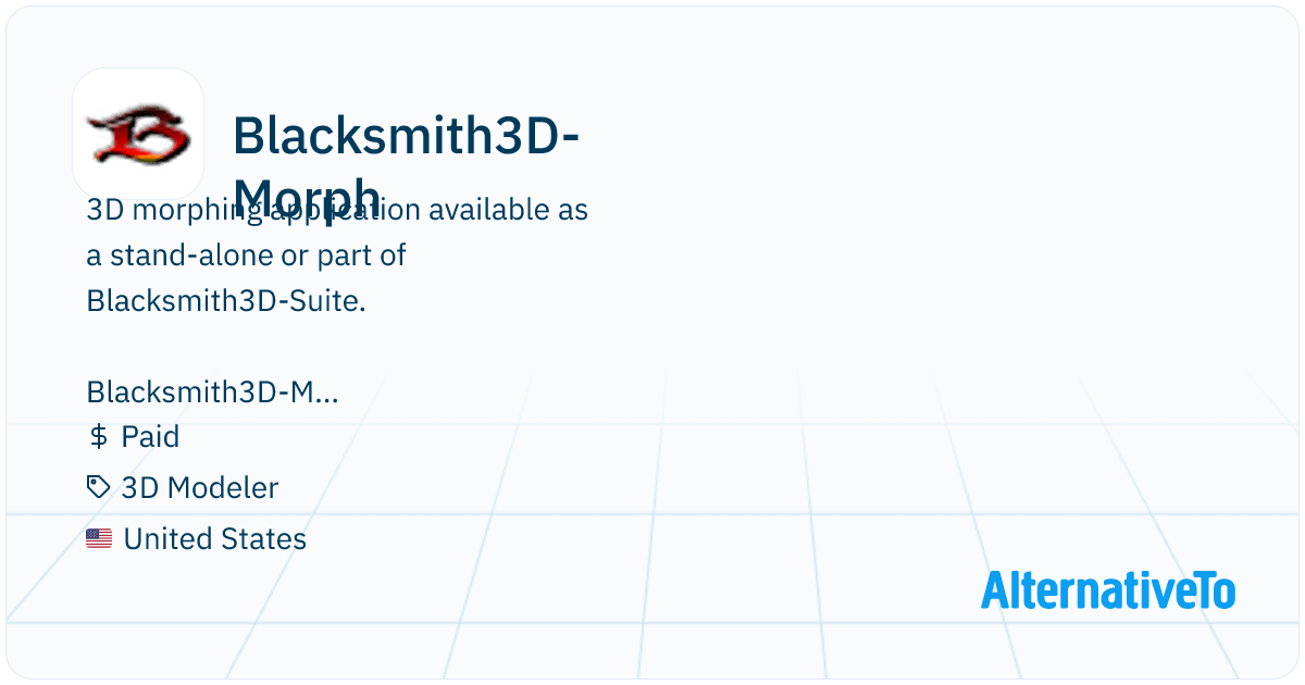 Blacksmith3D-Morph: 3D morphing application available as a | AlternativeTo