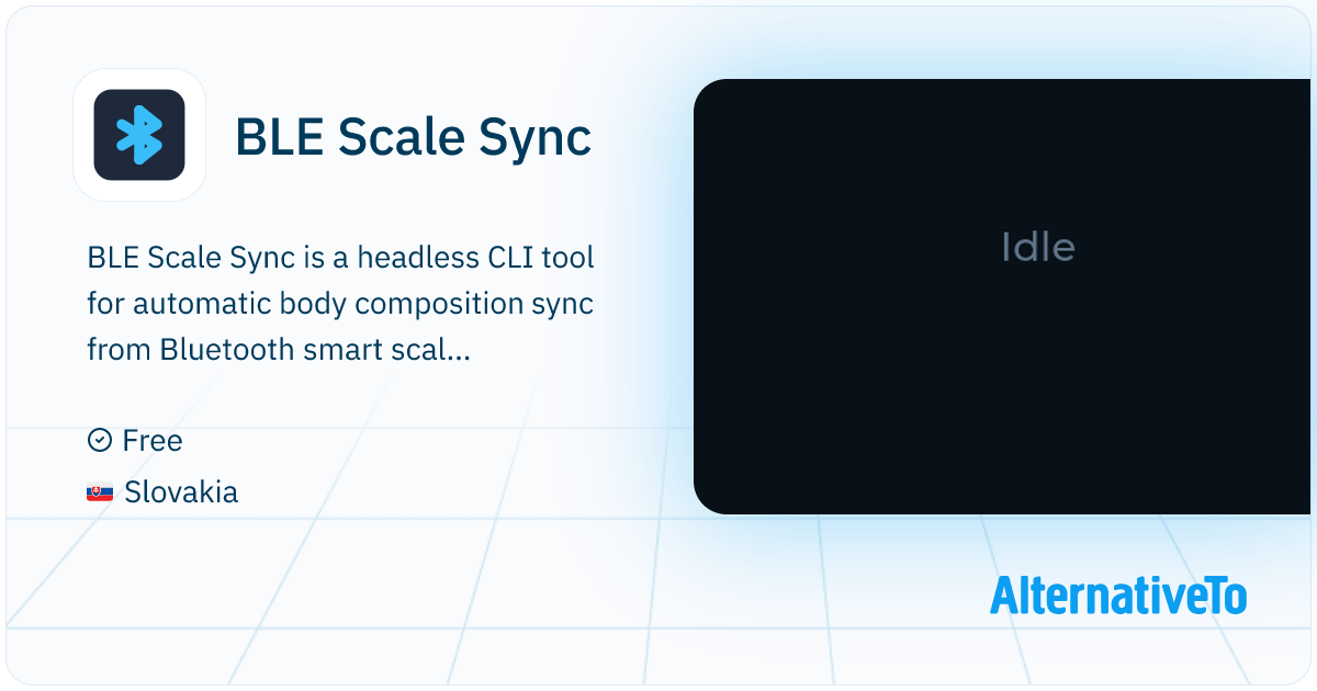 BLE Scale Sync: Cross-platform CLI tool that reads body composition ...