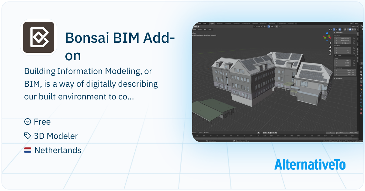 Bonsai BIM Add-on: An add-on for beautiful, detailed, and data-rich ...