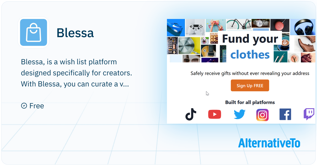 Blessa: Wish list platform specifically designed for creators ...