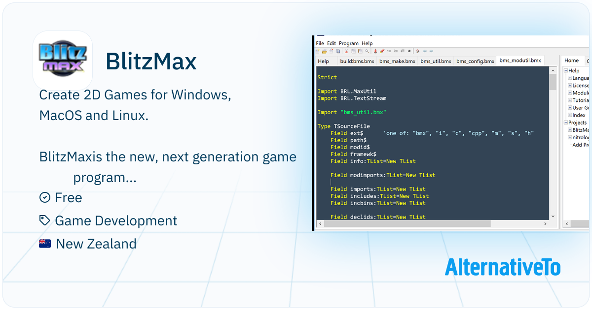 BlitzMax: Versatile desktop development environment for developers of ...