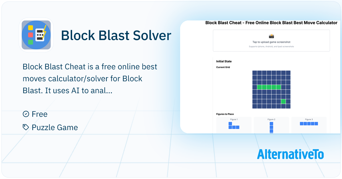 Block Blast Solver: - Free Online Block Blast Best Move Calculator ...