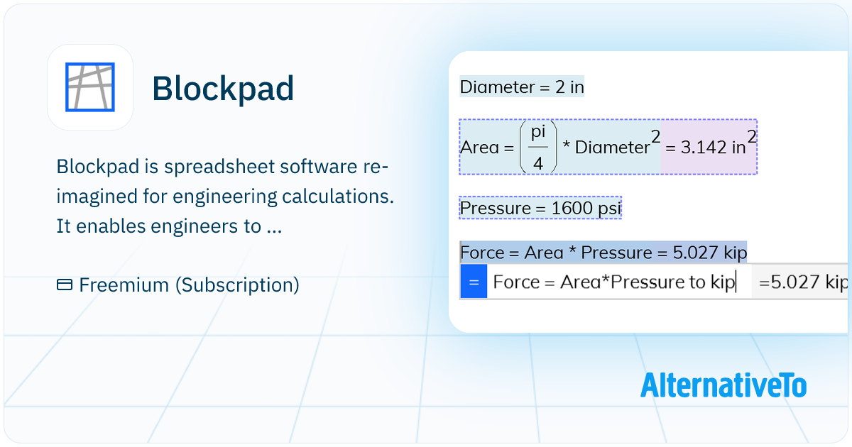 Blockpad: Is spreadsheet software re-imagined for engineering ...