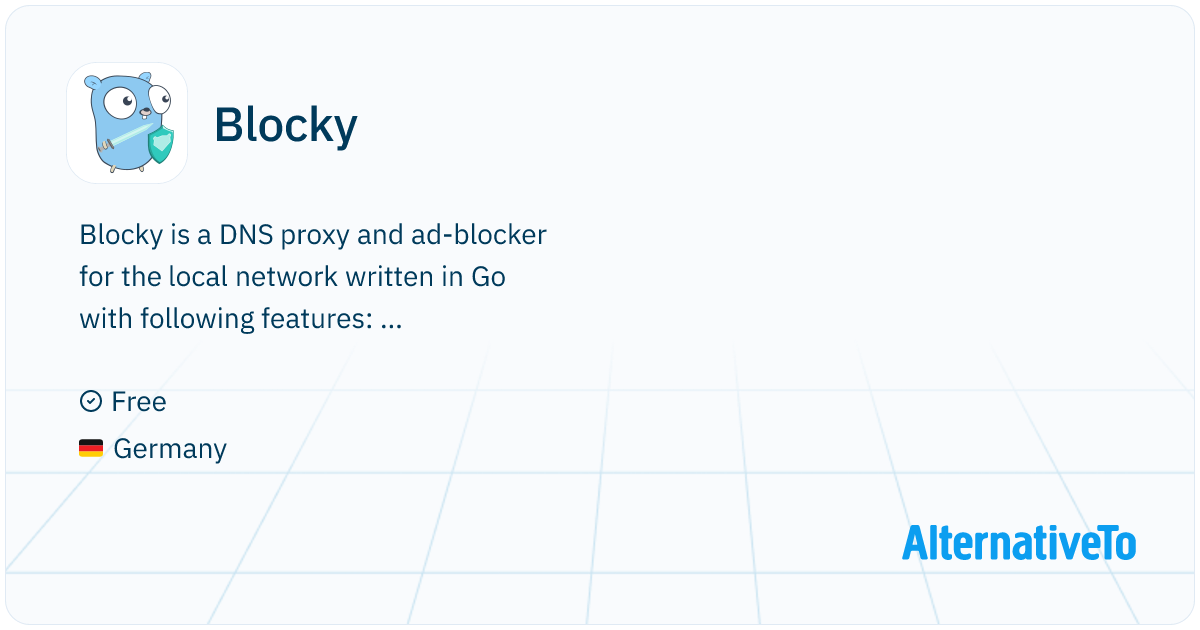 Blocky: Fast and lightweight DNS proxy as ad-blocker for local network ...