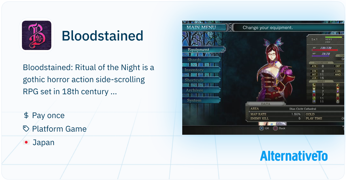 Bloodstained (Series): A Metroidvania video game | AlternativeTo
