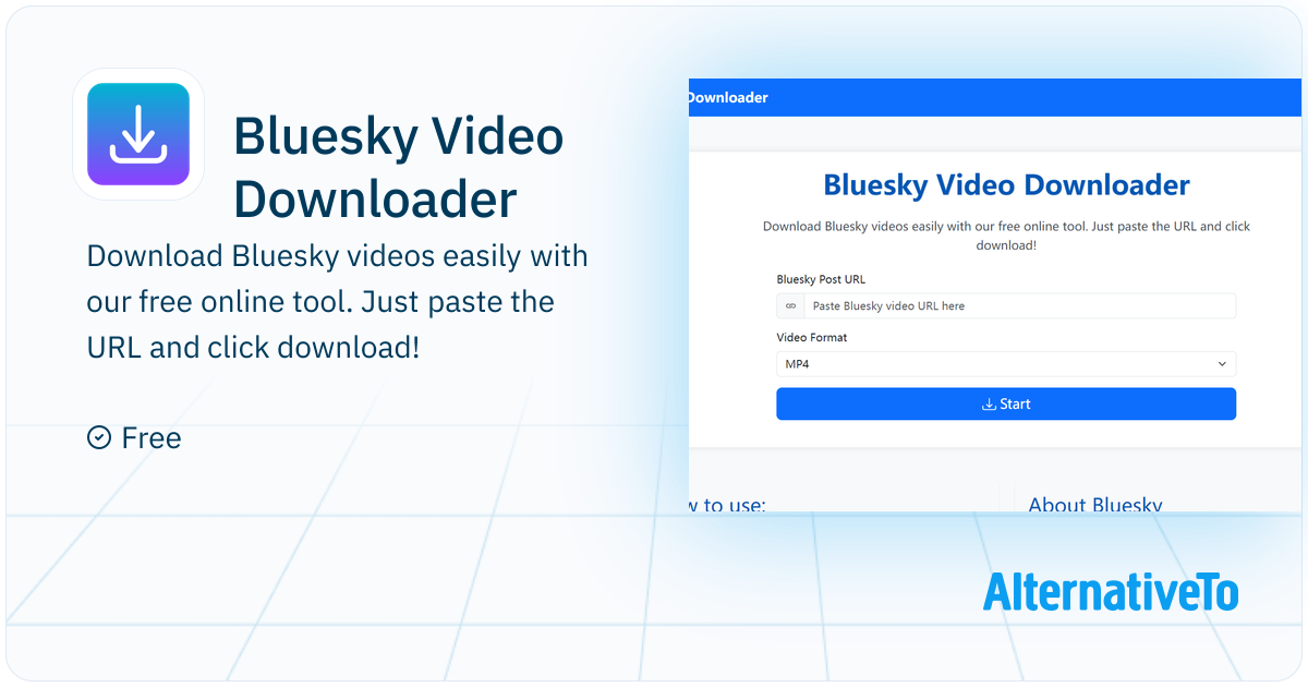 Bluesky Video Downloader: Download Bluesky videos easily with our free ...