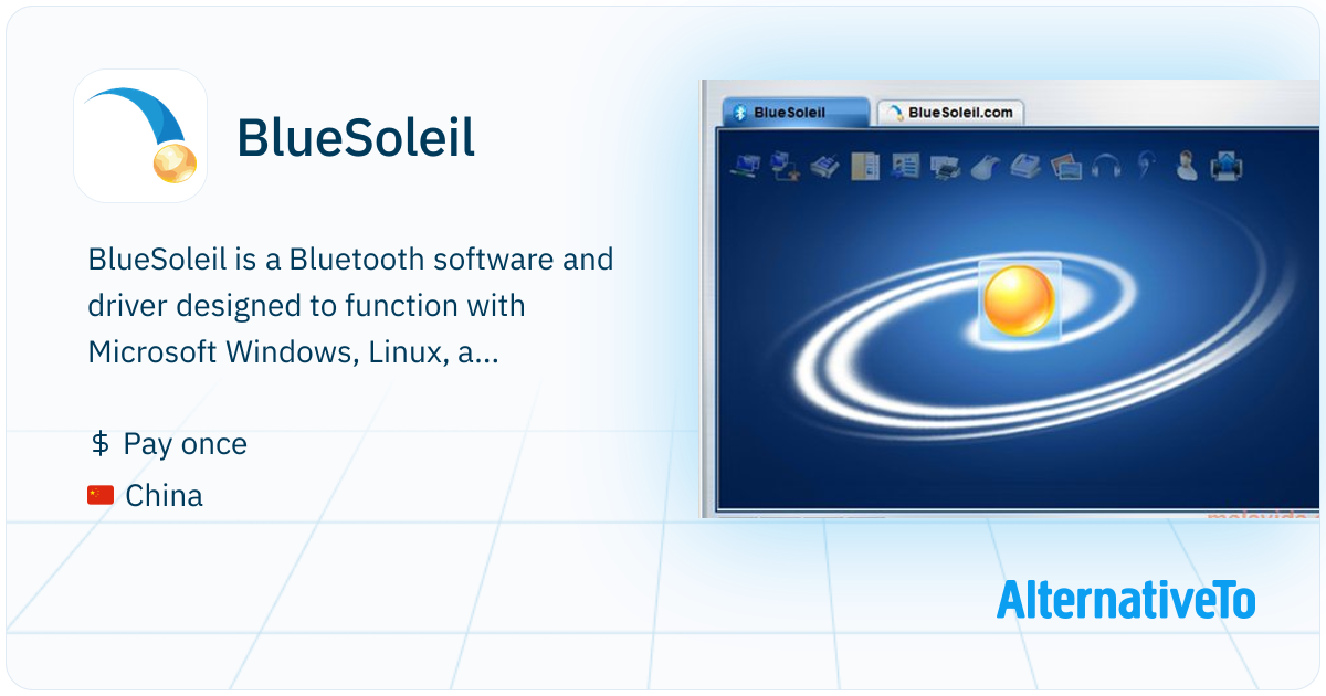 BlueSoleil: Bluetooth driver and stack with extensive profile support ...