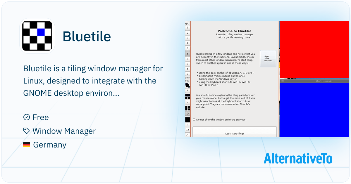 Bluetile: Tiling window manager for Linux | AlternativeTo