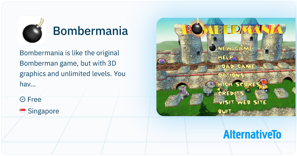 Bombermania: Is like the original Bomberman game | AlternativeTo