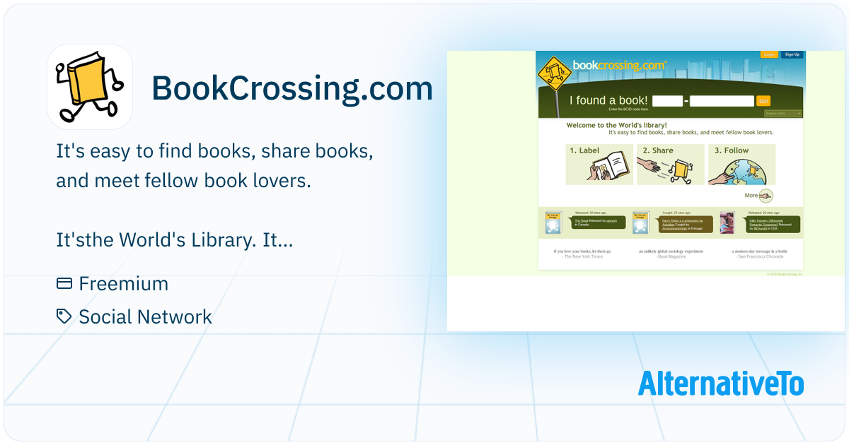 BookCrossing.com: It's the World's Library. It's a smart social ...