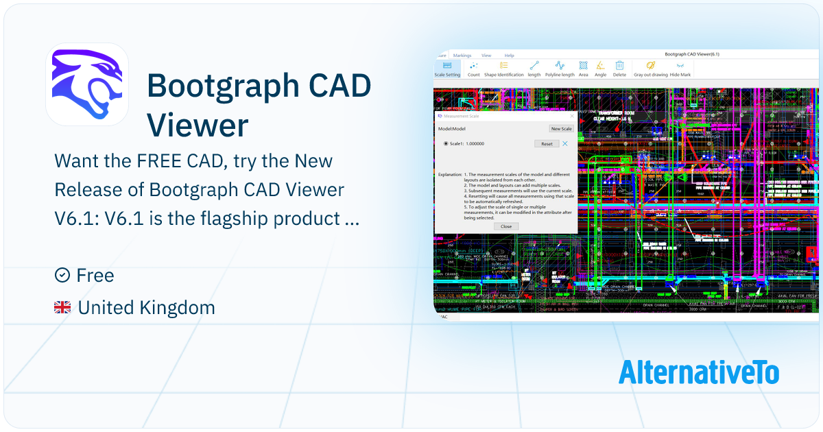 Bootgraph CAD Viewer : A lightweight CAD View and measurement software ...