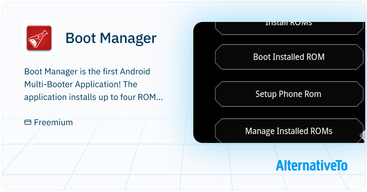 Boot Manager: The first Android Multi-Booter | AlternativeTo