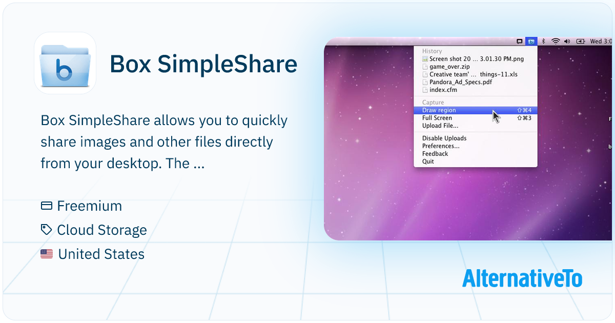 Box SimpleShare: Allows you to quickly share | AlternativeTo