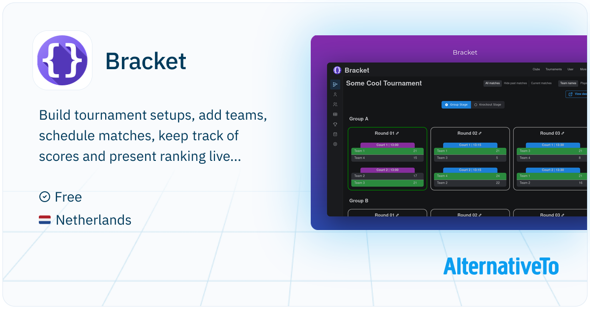 Bracket: A free and open source self-hosted tournament system ...