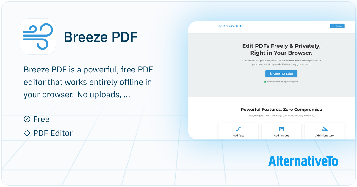 Breeze PDF: Edit PDFs with ease—add text, images, signatures, merge ...