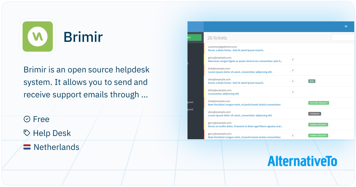 Brimir: Open source helpdesk system | AlternativeTo
