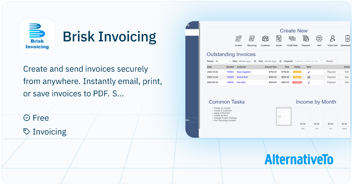 Brisk Invoicing: Easy and intuitive online invoicing helps businesses ...