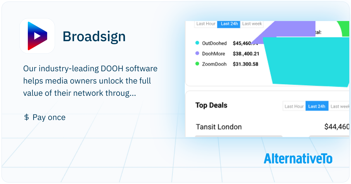 Broadsign: BroadSign is a tool that lets you spread your company's ...