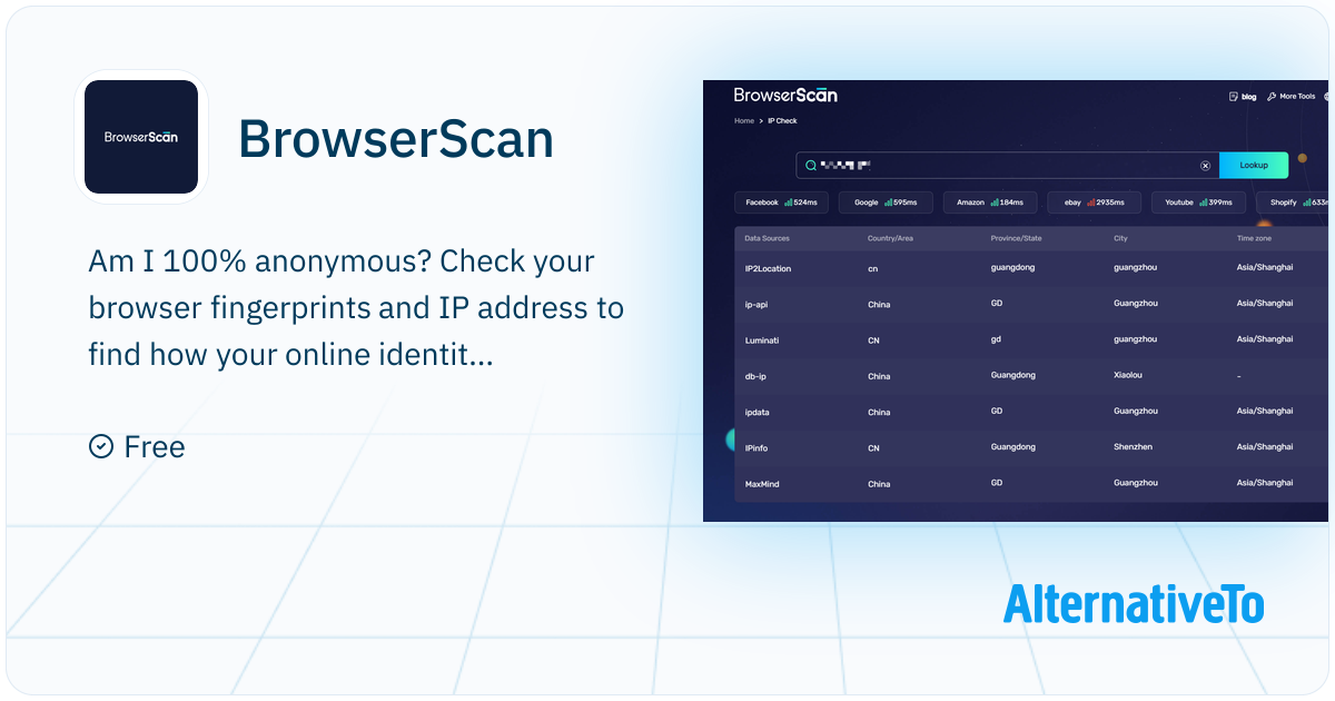 BrowserScan: Am I 100% anonymous? Check your browser fingerprints and ...