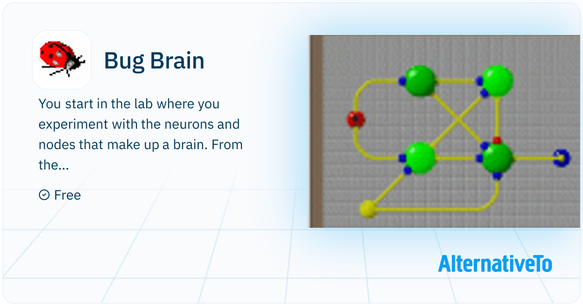 Bug Brain: Game where you build brains to run a bug | AlternativeTo