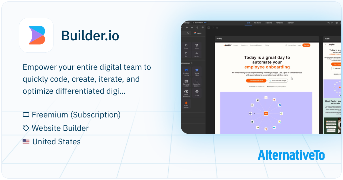 Builder.io: Empower your entire digital team to quickly code ...