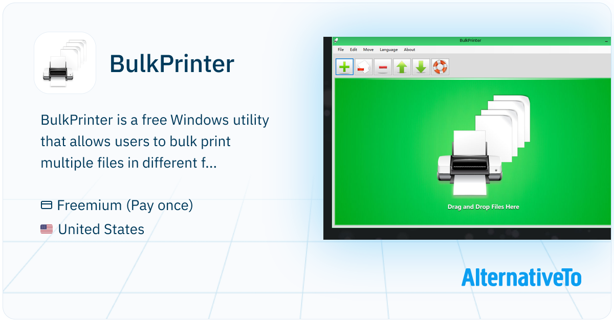 BulkPrinter: Bulk Print PDF, Word Docx, Excel Sheets and Images ...