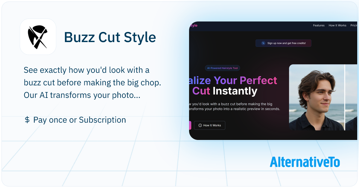 Buzz Cut Style: Visualize your perfect buzz cut instantly | AlternativeTo