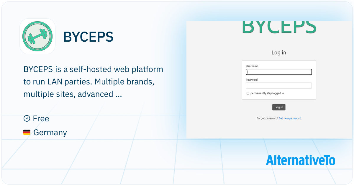 BYCEPS: Self-hosted web platform to run LAN | AlternativeTo